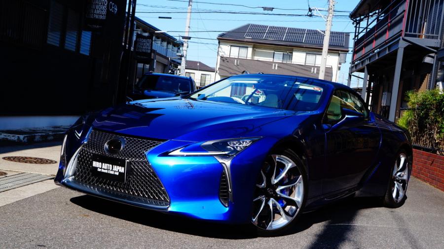 レクサスLC500コンバーチブル キャリパー塗装ローター塗装COLOR:#1115 Deep marine blue＆#005 Deep ...